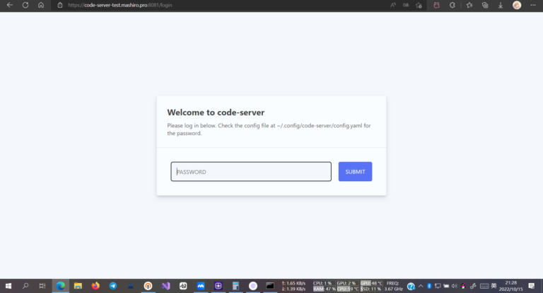 code-server完整搭建指南-让iPad也能用上VScode – 白のblog